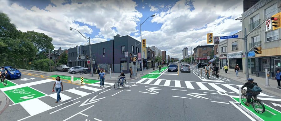 Toronto adding cycling infrastructure to improve safety - Ontario ...